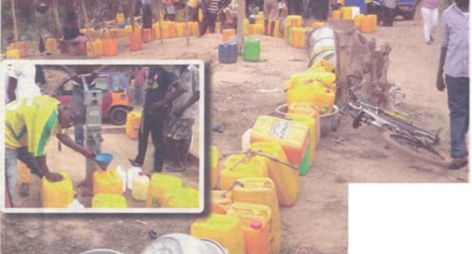 Health officials take sample of Adomfe 'miracle water' for testing