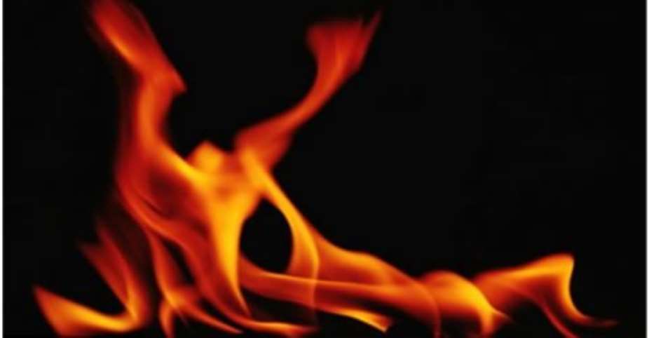 Breaking News: Fire guts Samartex Timber company