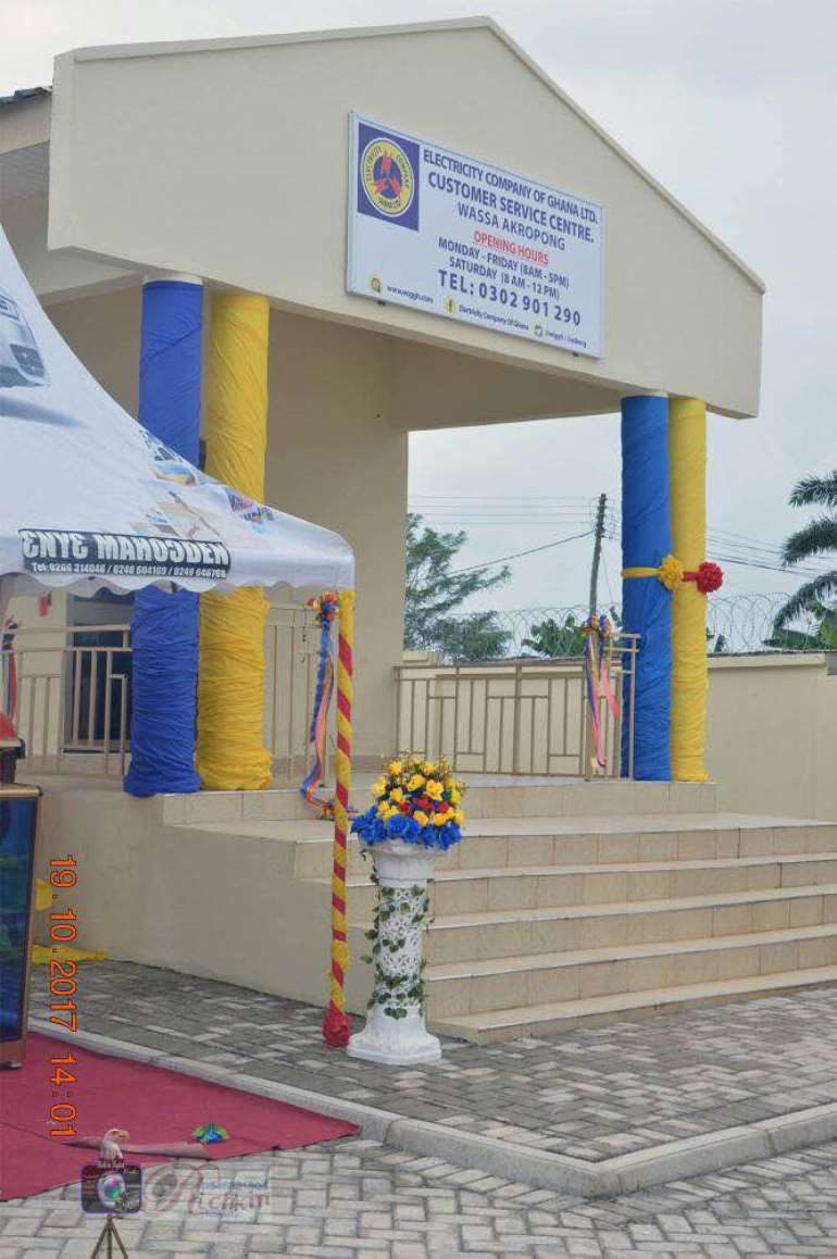Wassa Akropong Gets ECG Business Centre To Serve Customers