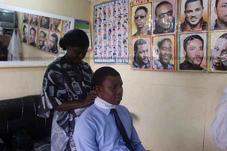 The Inspirational Ghanaian Woman Barber