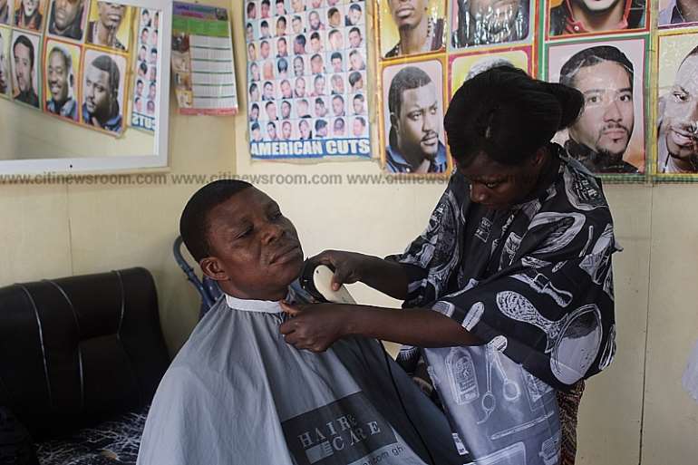The Inspirational Ghanaian Woman Barber