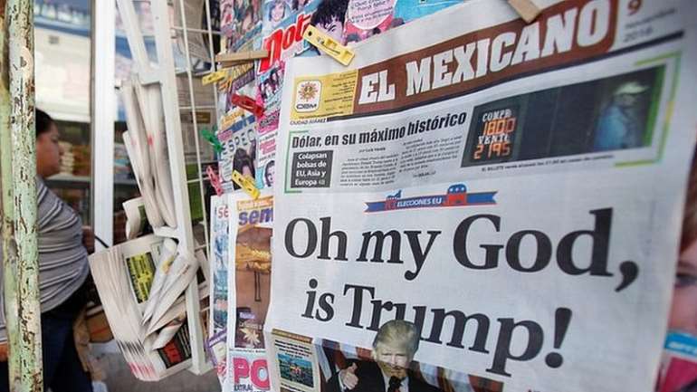 Photo of the week: A Mexican newspaper in disbelief over Trump victory