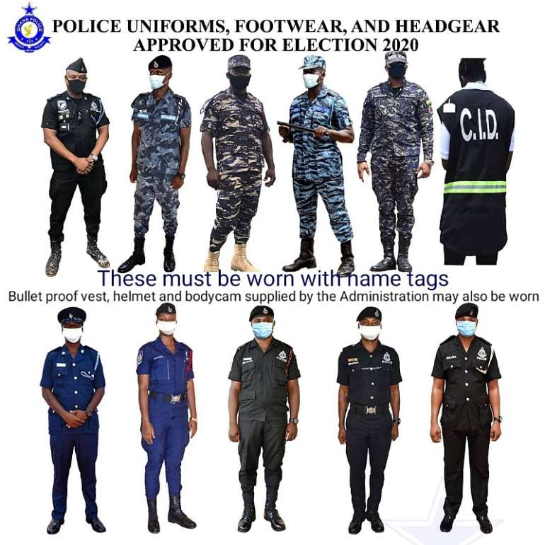Election 2020: NDC Welcomes Prescribed Uniforms For Police