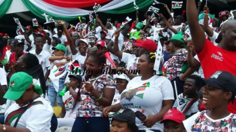 NDC holds final 'Transformation Agenda' campaign rally today