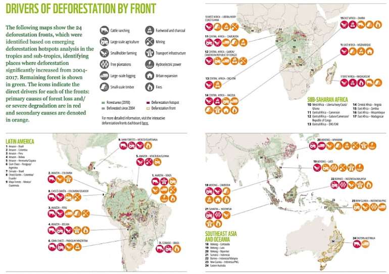 Ghana included in 2020 Deforestation Fronts Report