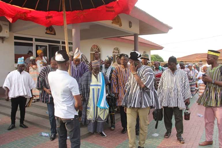 Bawku Naba Makes Historic Visit To Asantehene [Photos]