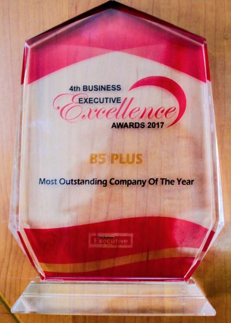 B5 Plus Limited Wins Industry Of The Year