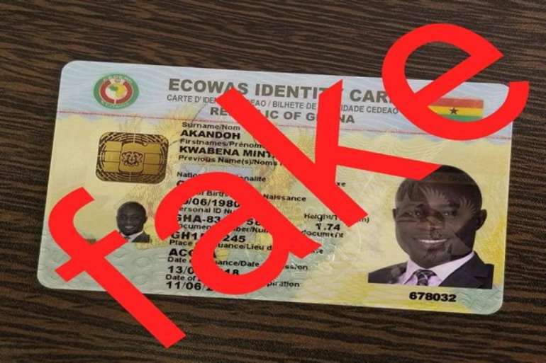 Fake Ghana Cards Nia Suspects Sabotage