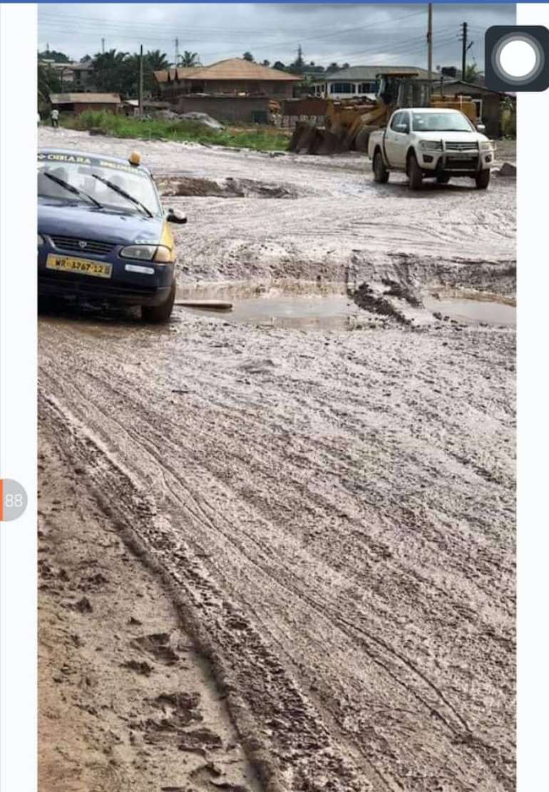 Tarkwa: A far cry of a mining community; full of terrible roads.
