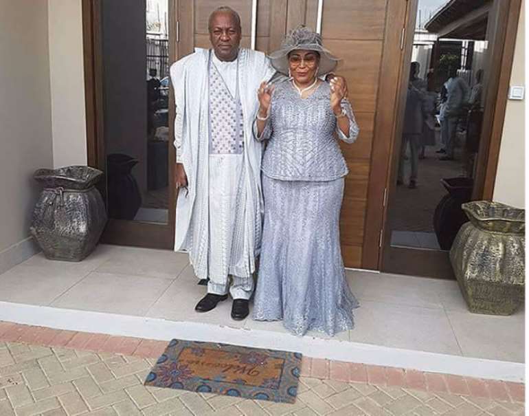 Photos: President Mahama and wife celebrate 25th wedding anniversary
