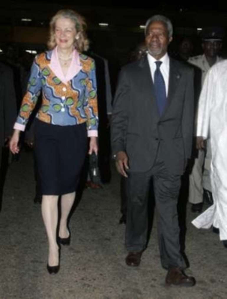 Kofi Annan Returns Home